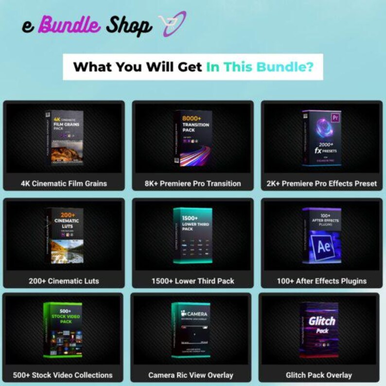 Best Video Editing Bundle (all in One) - Etsy