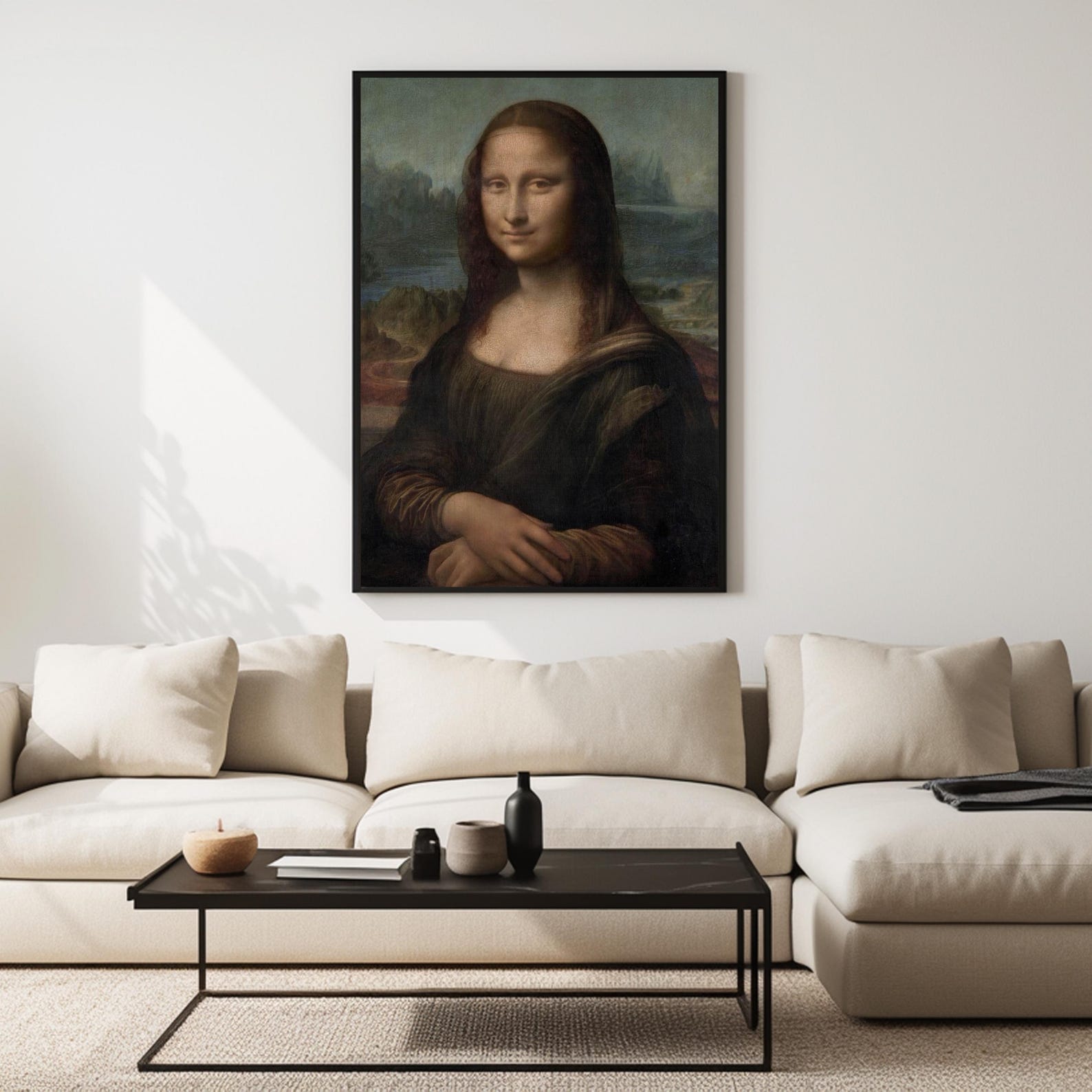 Mona Lisa Portrait, Leonardo Da Vinci Painting, Mona Lisa Wall Decor ...