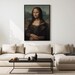 Mona Lisa Portrait, Leonardo Da Vinci Painting, Mona Lisa Wall Decor ...