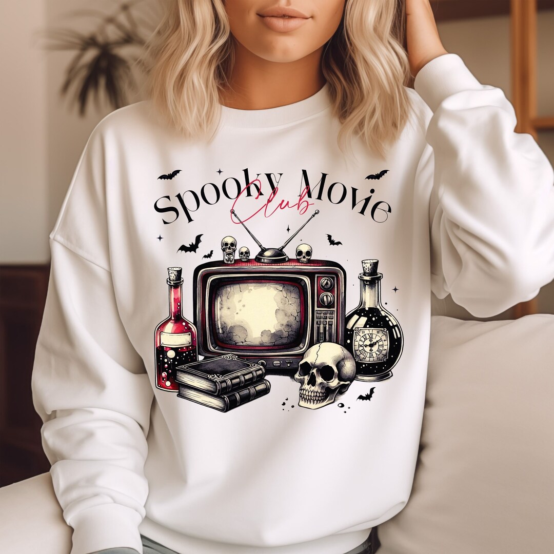 Spooky Movie Social Club PNG Funny Halloween Social Club Png Spooky ...