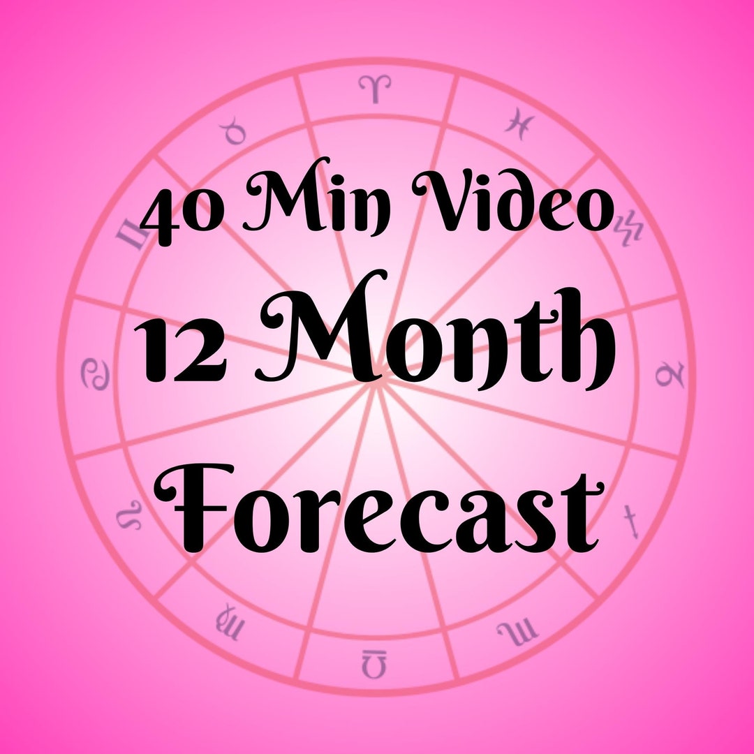 12 Month Astrology Forecast, Birth Chart Reading, 1 Year Astrology ...