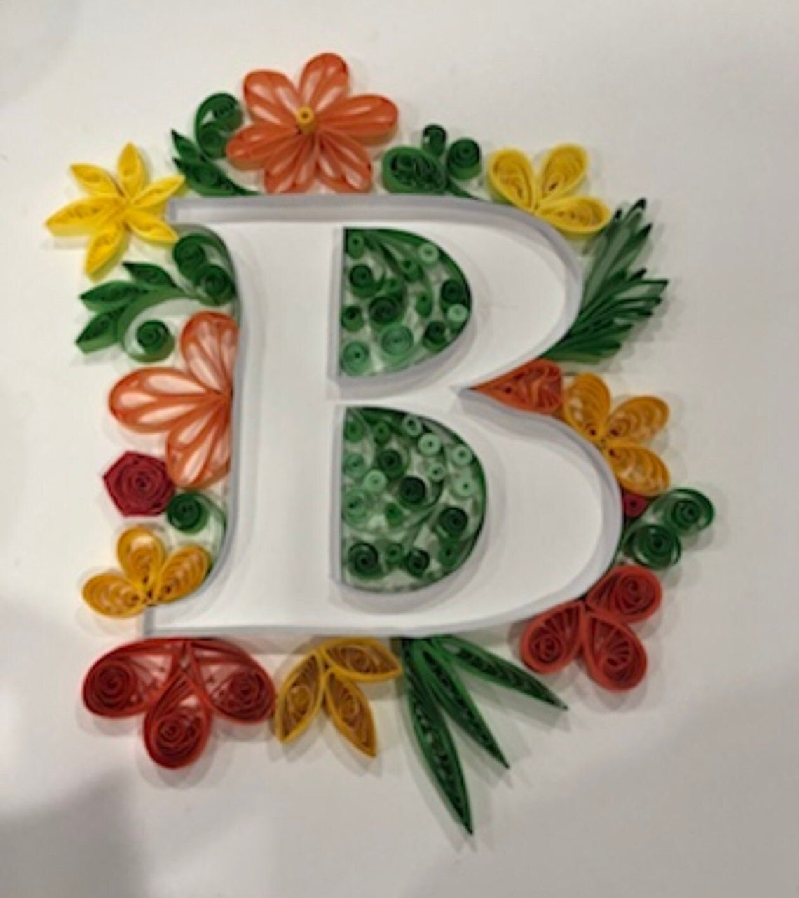 Letters/initials - Quilling Wall Decor - Etsy