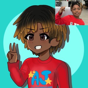 how to draw an anime character of yourself