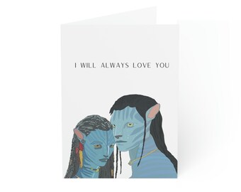 Avatar Valentine Day Card - Etsy