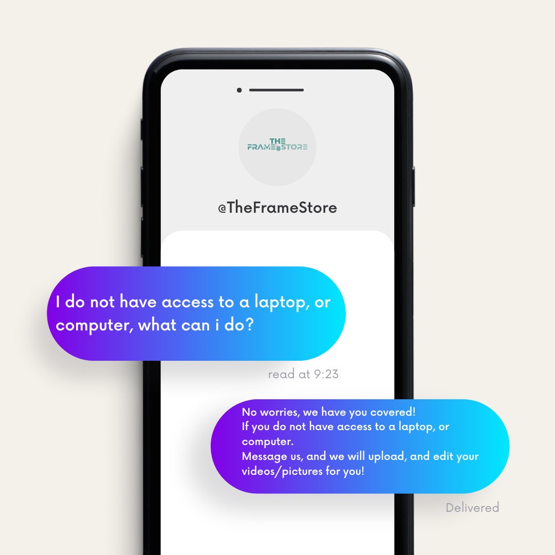 Customizable Motion Video Frame Full HD Acrylic Infinite Video/picture ...