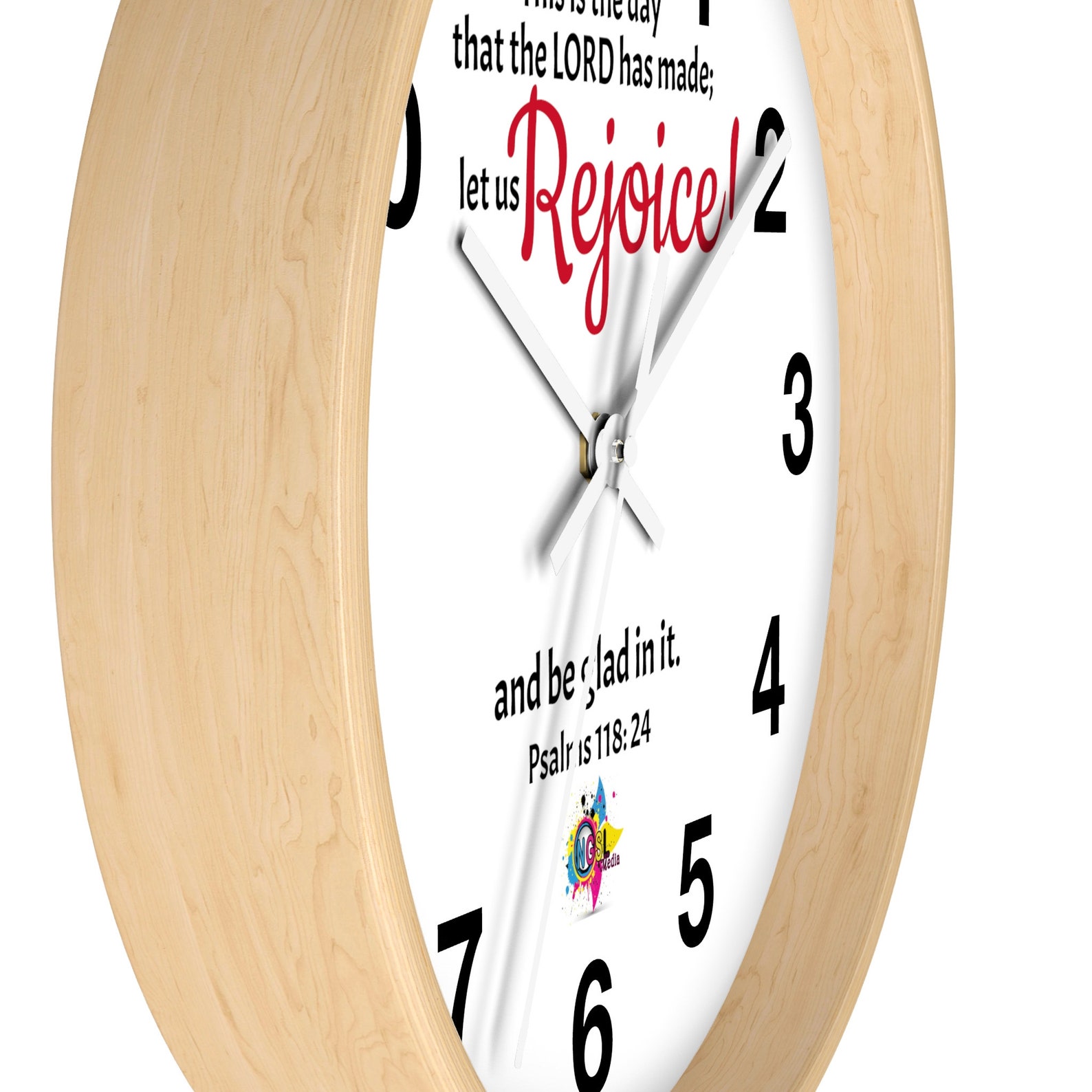 Psalms 118 Wall Clock this is the Day That the LORD Has Made - Etsy