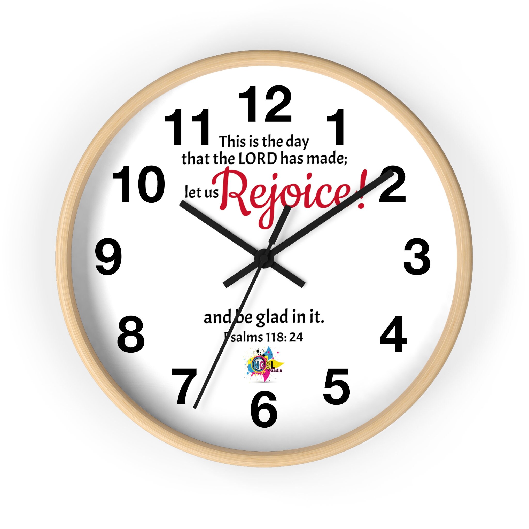 Psalms 118 Wall Clock this is the Day That the LORD Has Made - Etsy