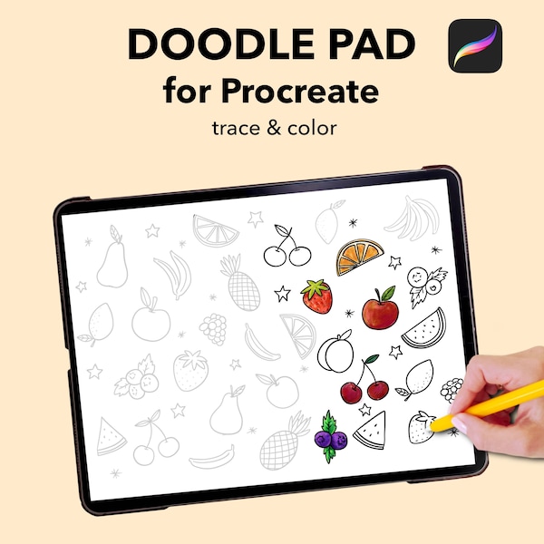 Doodle Pattern Tracing - Etsy