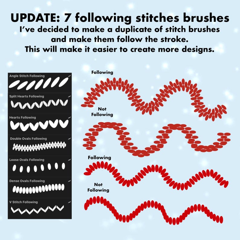 24 +7 Knitting Brushes for Procreate, Knit Brushes for Procreate ...