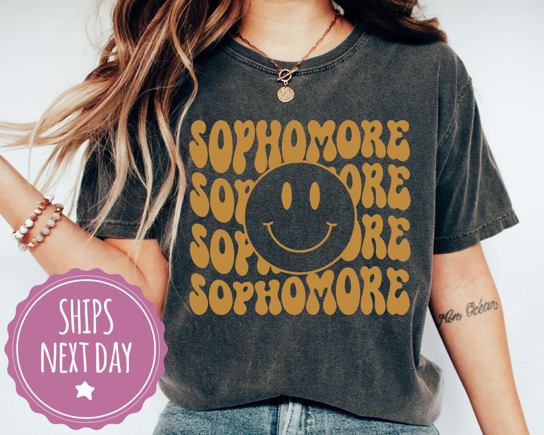Sophomore Shirt Cute Shirt for Sophomores Class of 2024 Back - Etsy