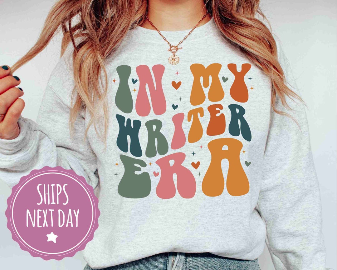 In My Writer Era Sweatshirt, Gifts for Writers, Writer Sweatshirt ...