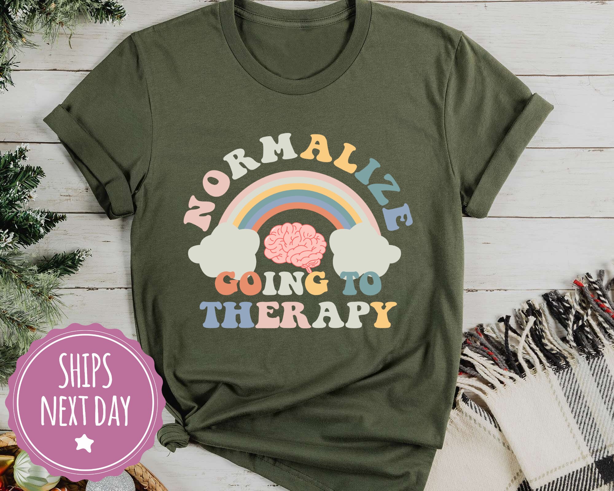 Therapy Shirt Therapy T-shirt Normalize Going to Therapy - Etsy