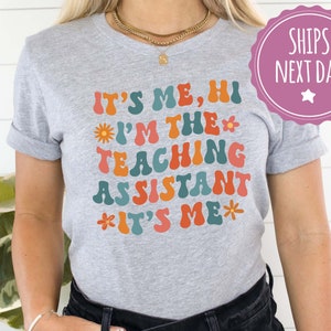 Trendy Shirts for Teaching Assistant, Teacher Aide Tshirt ...