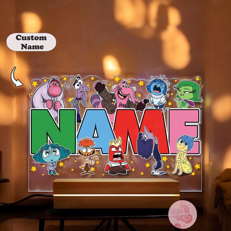 Inside Out Lamp Home Decor - Etsy