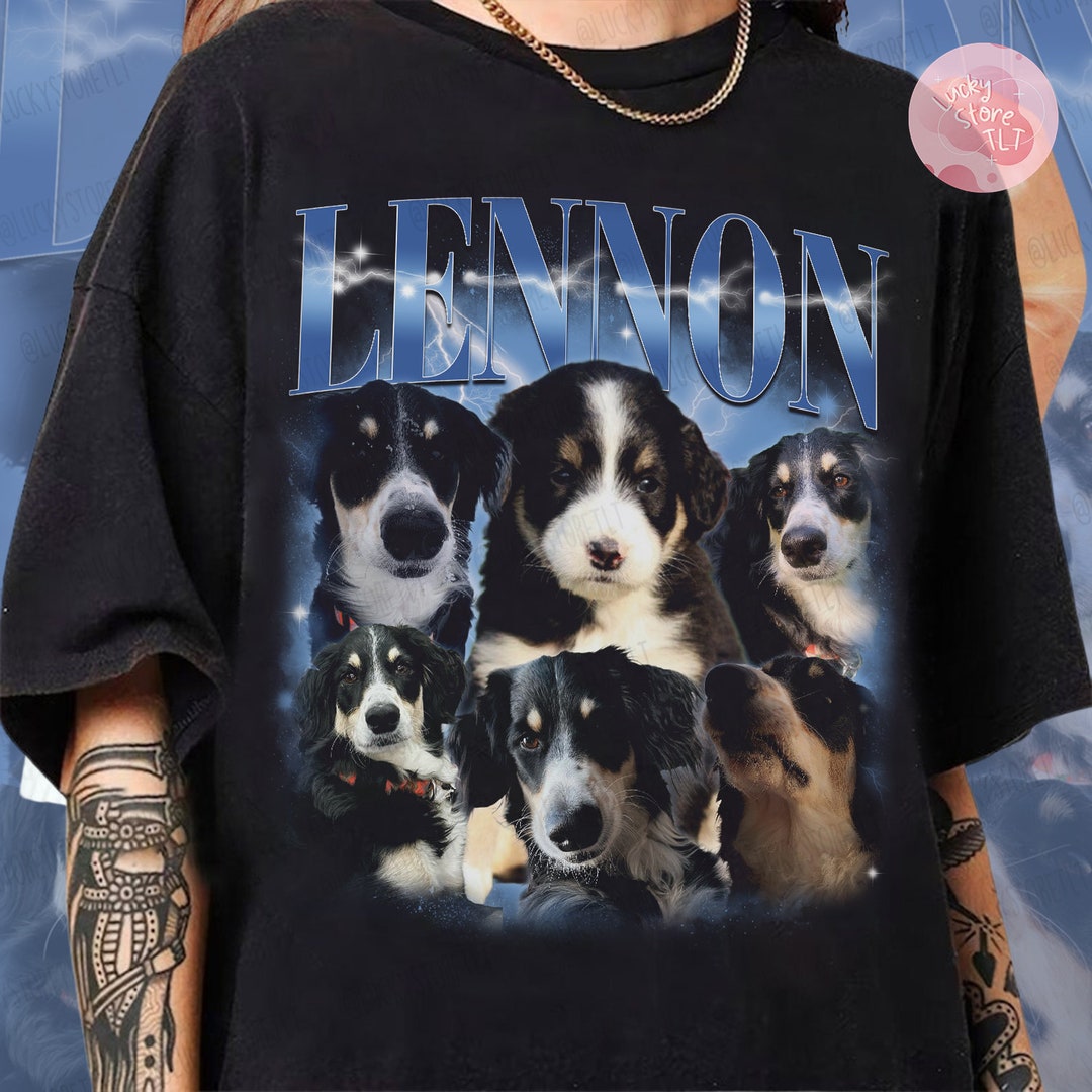 Custom Pet Bootleg Shirt, Custom Retro Dog Bootleg Shirt,custom Photo ...