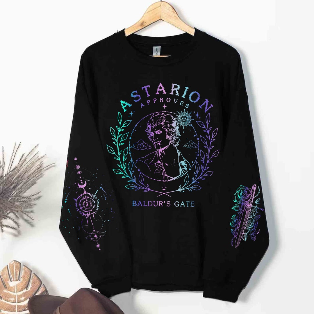 Astarion Sweatshirt, Baldurs Gate 3 Astarion Sweatshirt, Video Game ...
