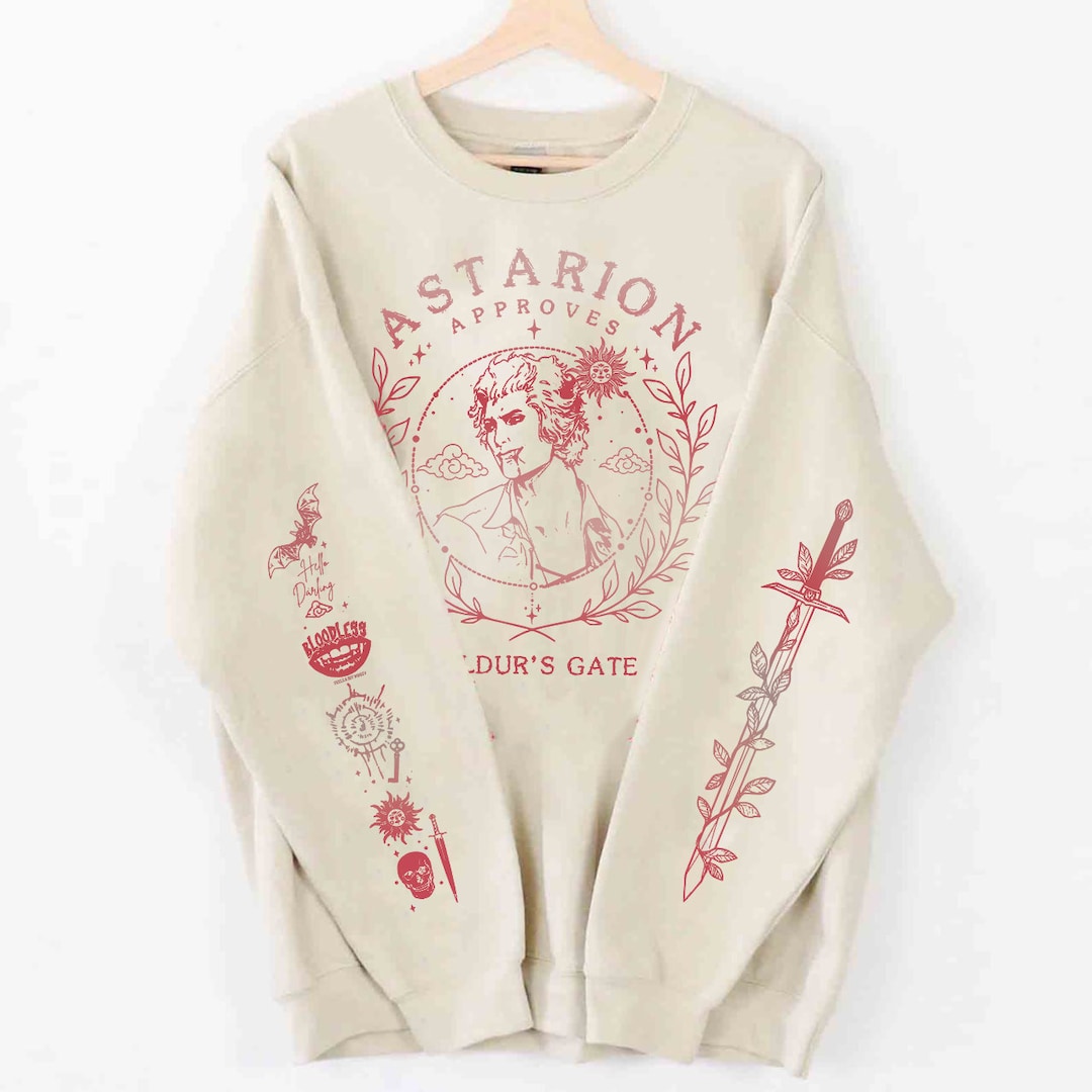 Baldurs Gate 3 Astarion Sweatshirt, Astarion Sweatshirt, Gamer Gift ...