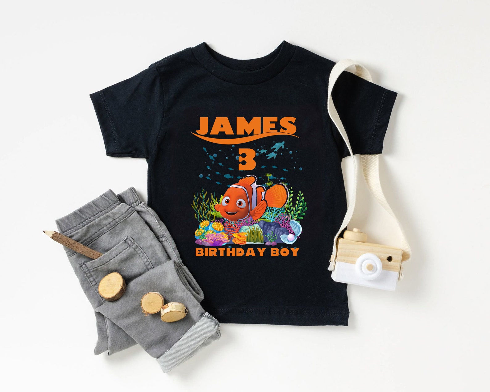 Finding Nemo Birthday Shirt, Finding Nemo T-shirt, Finding Nemo Family ...