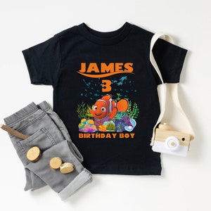 Finding Nemo Birthday Shirt, Finding Nemo T-shirt, Finding Nemo Family ...