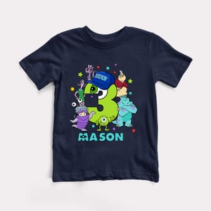 Family Birthday Matching Shirt, Monsters Incs Birthday Shirt, Monsters ...