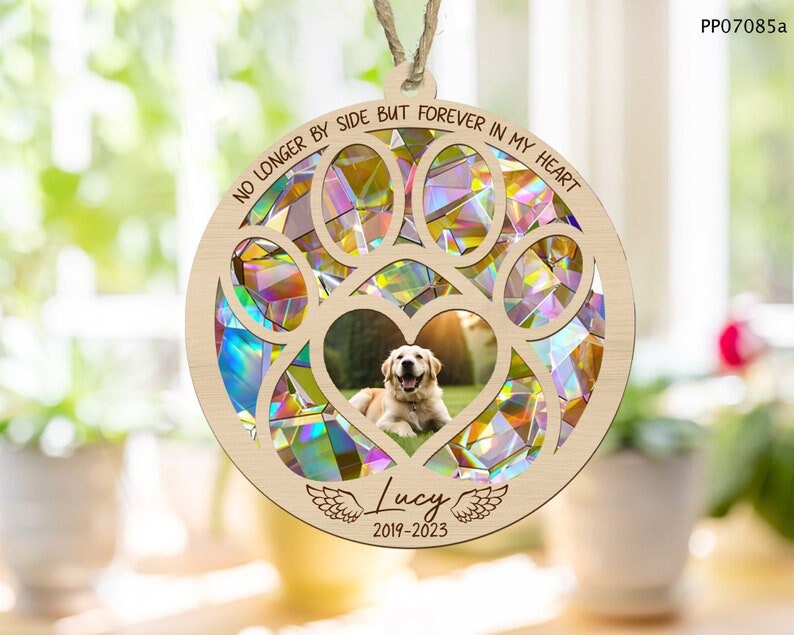 Dog Memorial Suncatcher, Loss of Pet Sympathy Gift sold by Dhananjay ...