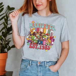 Super Mario Co. 1985 Shirt, Super Mario Family Shirt, Mario Est. 1985 ...