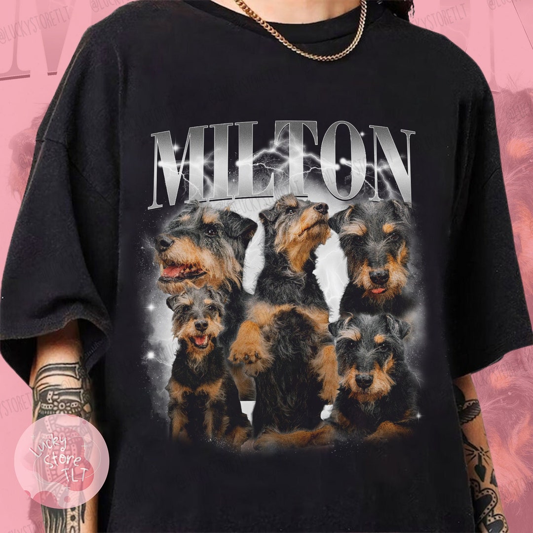Custom Pet Bootleg Shirt, Custom Retro Dog Bootleg Shirt,custom Photo ...