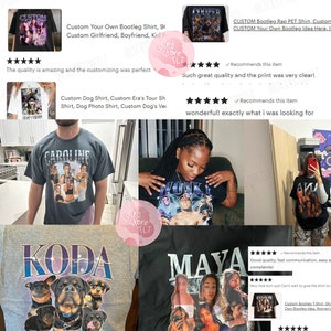 Custom Vintage Bestie Bootleg Shirt, Custom Your Own Bootleg Idea Shirt ...