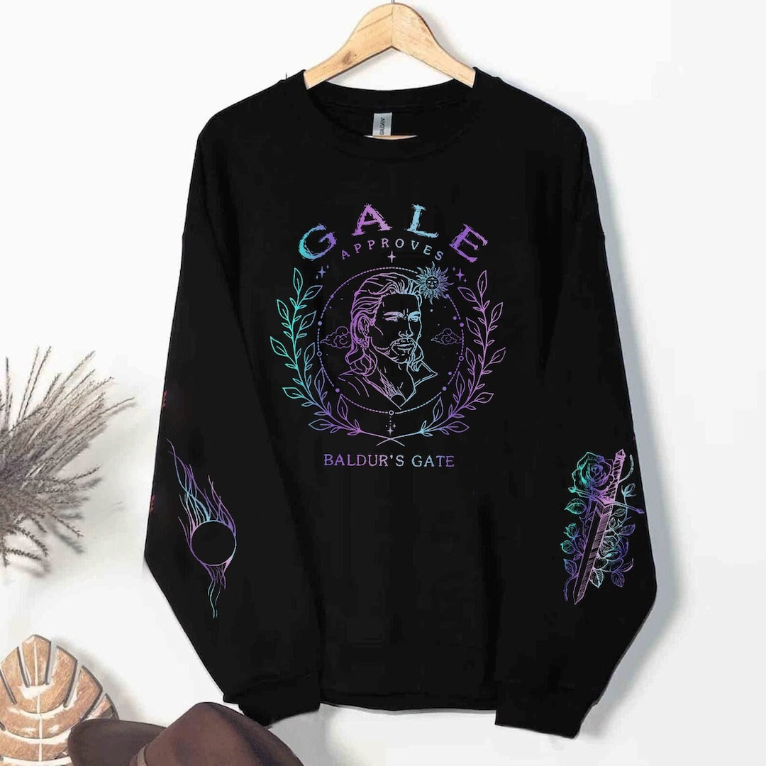 GALE Approves Sweatshirt, Baldurs Gate 3 Gale Sweatshirt, Video Game ...