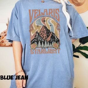 Comfort Colors ACOTAR Velaris Merch Shirt, Six of Crow, A Court of ...