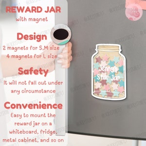 Personalized Star Reward Jar,teacher Gift,colorful Classroom Decor ...