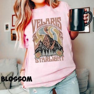 Comfort Colors ACOTAR Velaris Merch Shirt, Six of Crow, A Court of ...