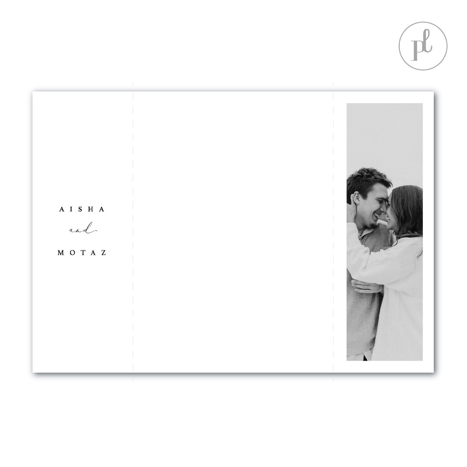Printed Wedding Invitations Set | Gatefold Wedding Invitations With QR ...