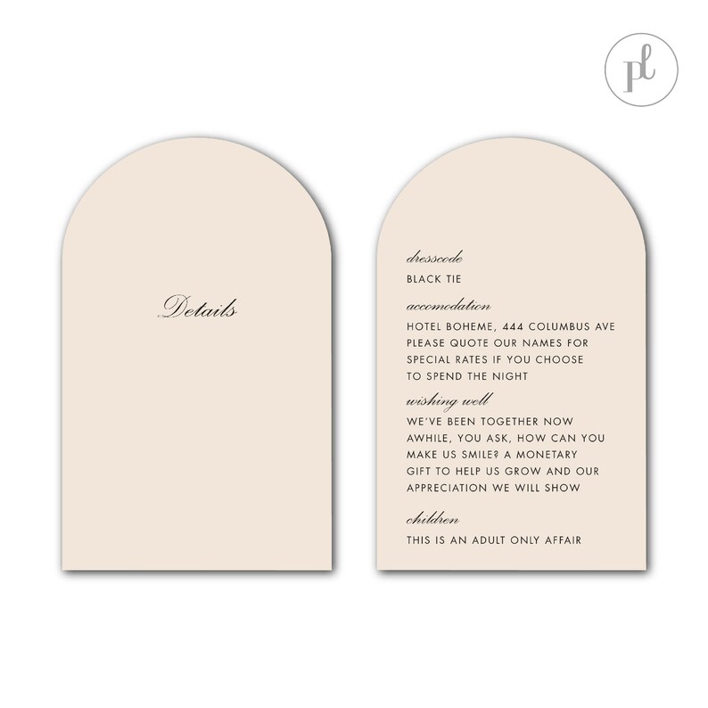 Modern Gold Clip Stacked Wedding Invitations by Paperlust - Etsy