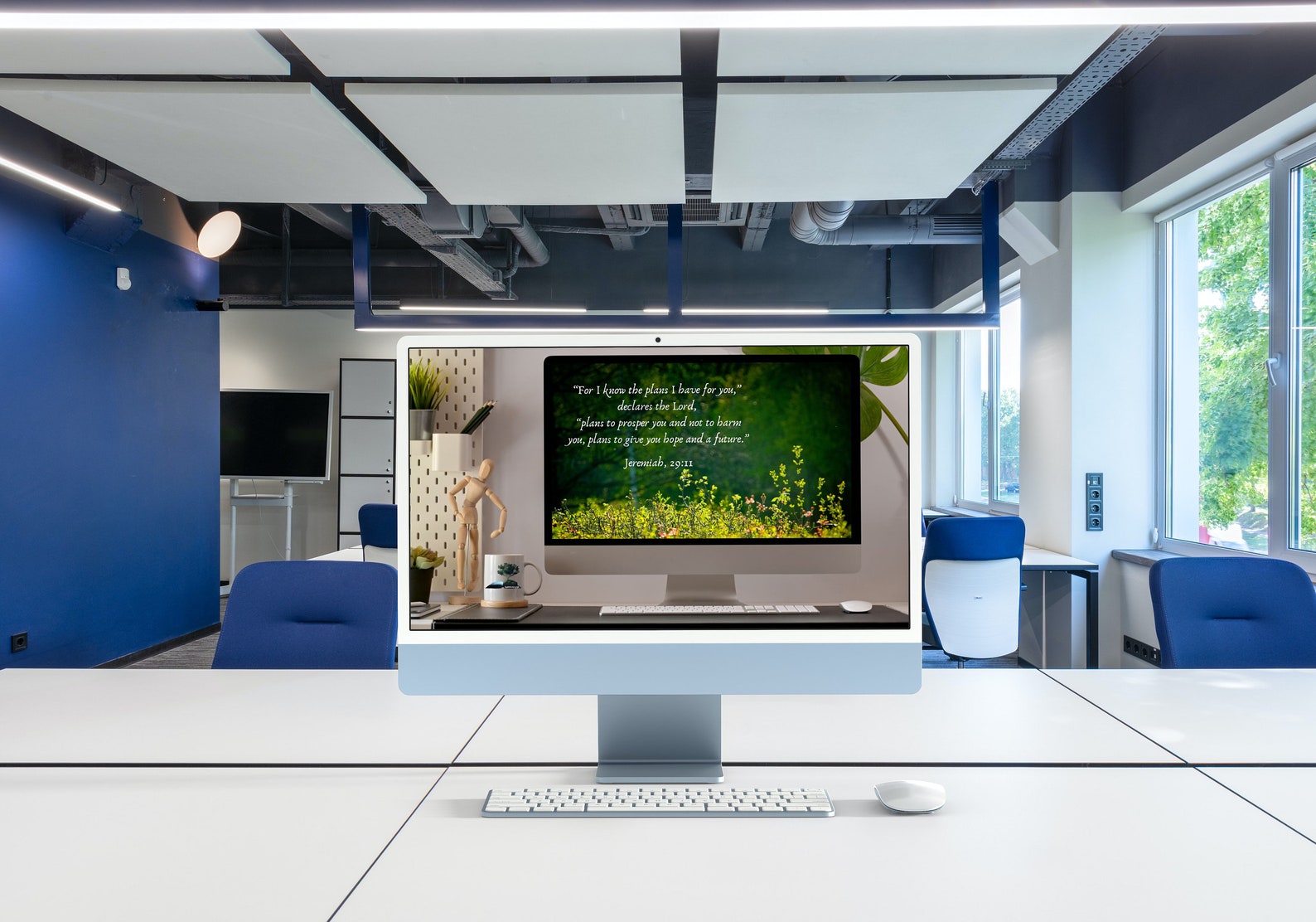 Jeremiah 29:11 Desktop Wallpaper - Inspirational Bible Verse Digital ...