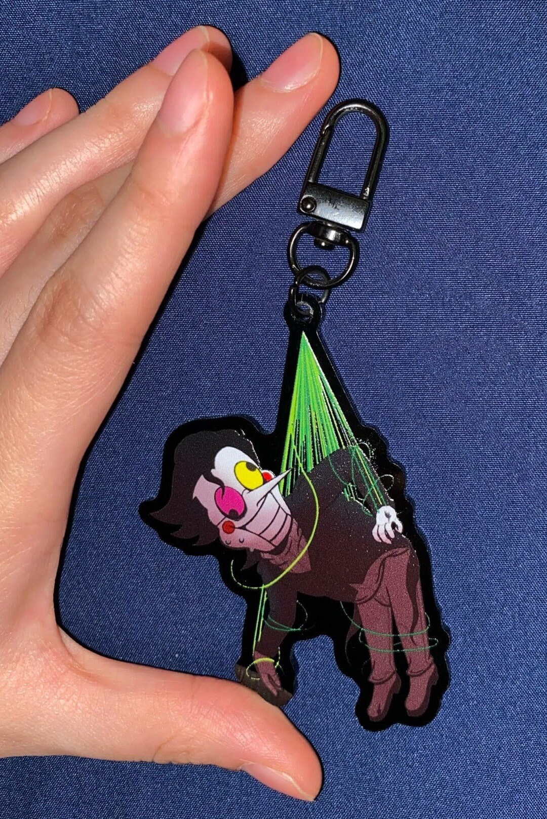 Spamton Deltarune Custom Solid Colorful Acrylic Keychain - Etsy Australia