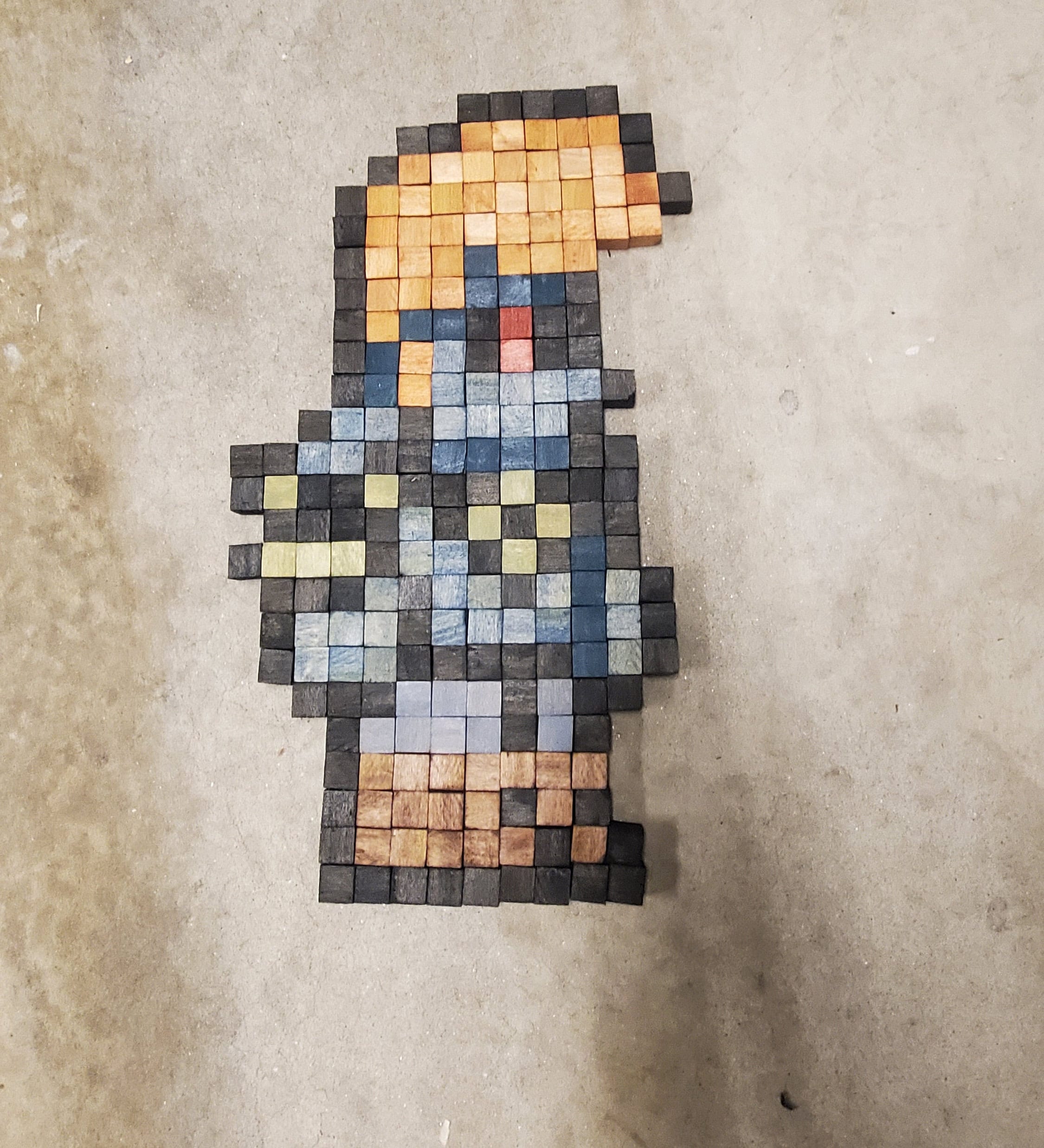 Customized Wooden Pixel Art- up to 200 Pixels - Etsy
