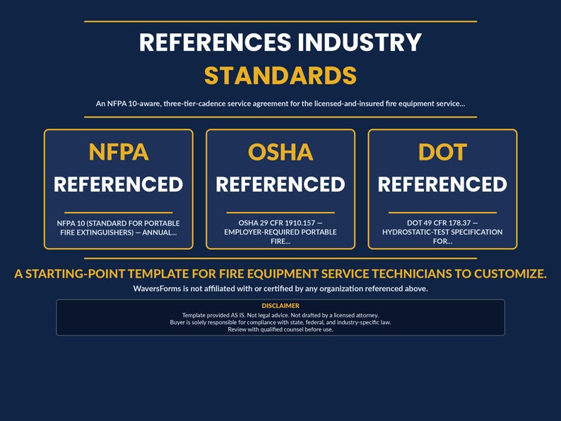 Fire Extinguisher Inspection Contract | NFPA 10-aware Annual Service ...