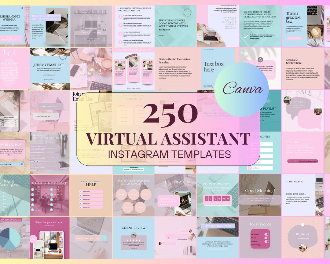 250 Virtual Assistant Instagram Posts| Virtual Assistant Social Media ...