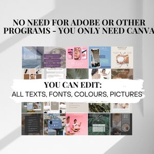 Custom Made Instagram Templates| Editable Instagram Canva Templates ...