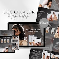 UGC Portfolio Template - Etsy