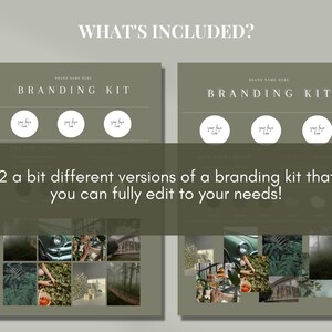 Brand Kit Template | Brand Board Template | Pre-made Branding Kit ...