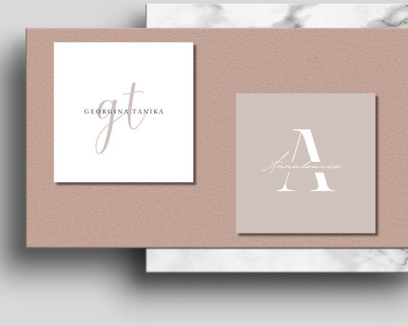 Editable Logo Design Template | Beige Canva Business Logo | White ...