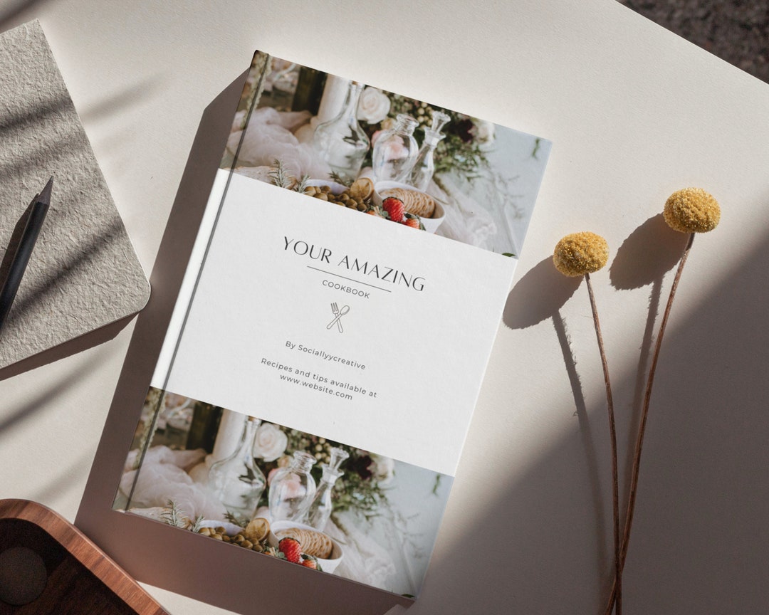 Digital E-book Template for a Cookbook or a Recipe Workbook - Etsy