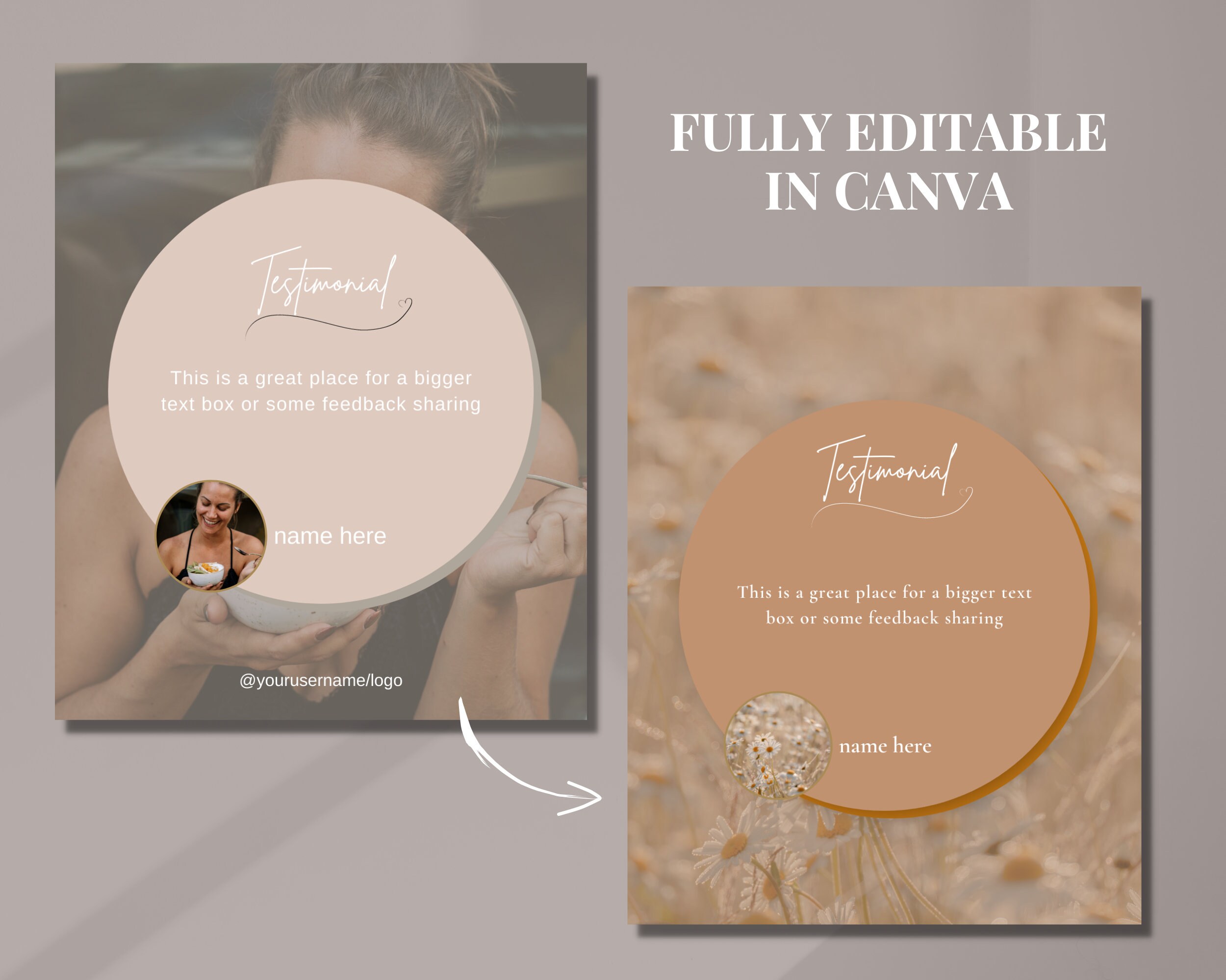 Health Instagram Templates Wellness Social Media Fitness Template ...