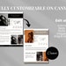 Dark Media Kit Template 2 Page Black Media Kit Influencer Rate Sheet ...