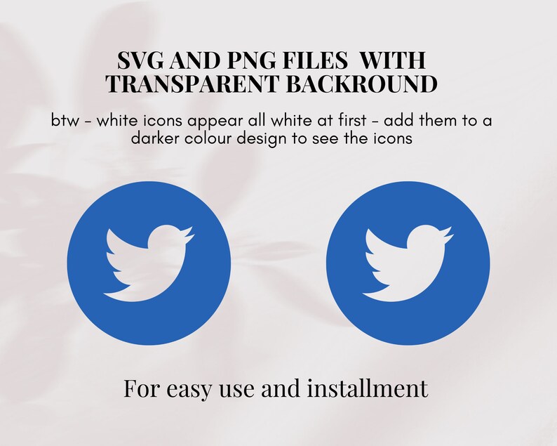 Blue Social Media Icons SVG Social Media Icon Pack Transparent Blue ...