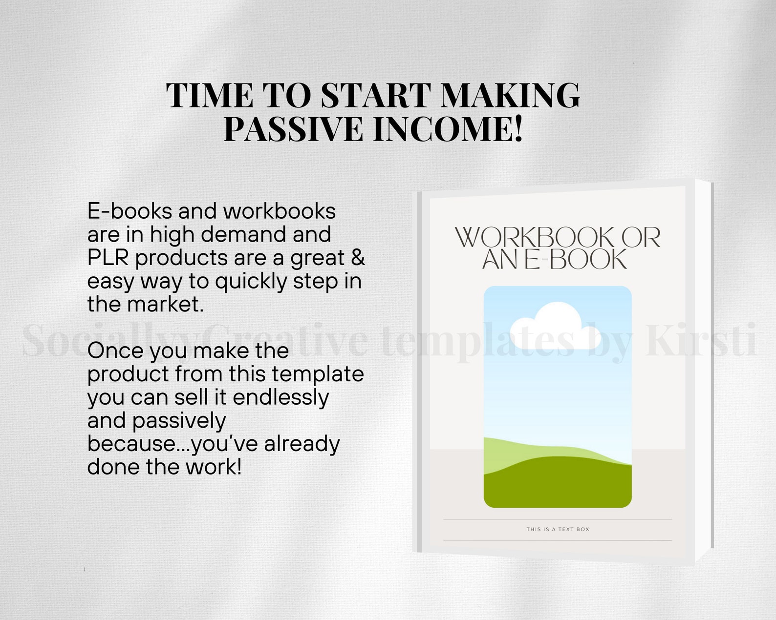 PLR E-book Template PLR Workbook Template E-book Template - Etsy