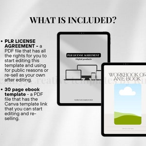 PLR E-book Template| PLR Workbook Template| E-book Template for ...