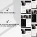 Black Media Kit Template| 2 Page White Media Kit| Influencer Rate Sheet ...